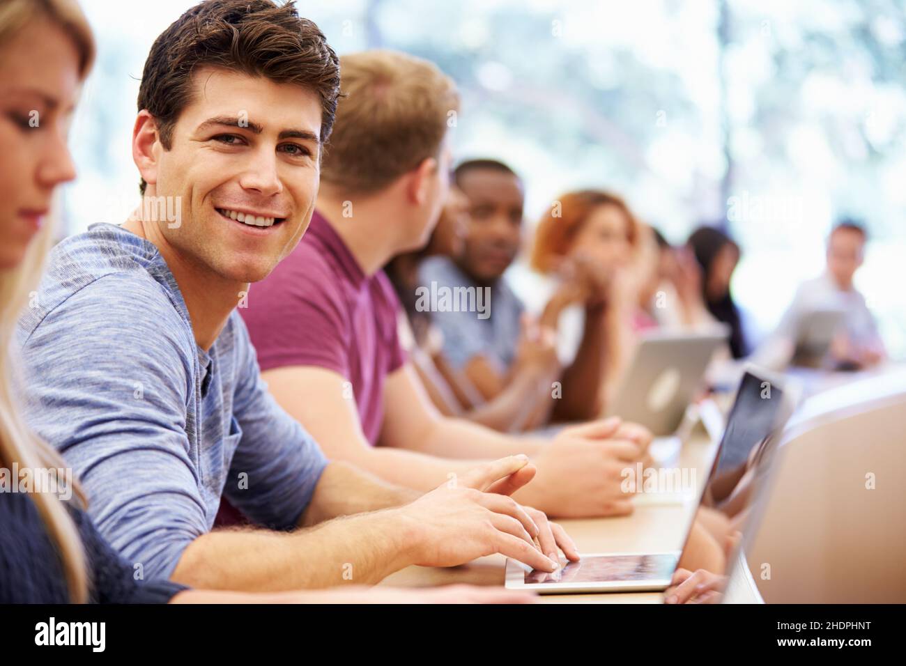Group university technologies students hi-res stock photography and ...