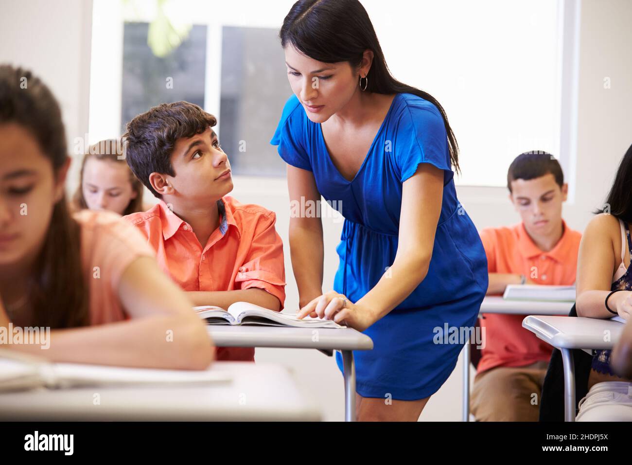 class, teacher, classroom, school presenter, teachers, classrooms Stock ...