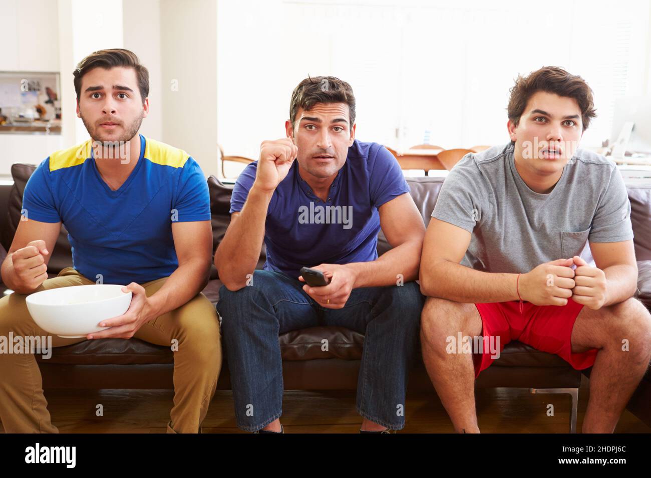 fan, cheering, men evening Stock Photo - Alamy
