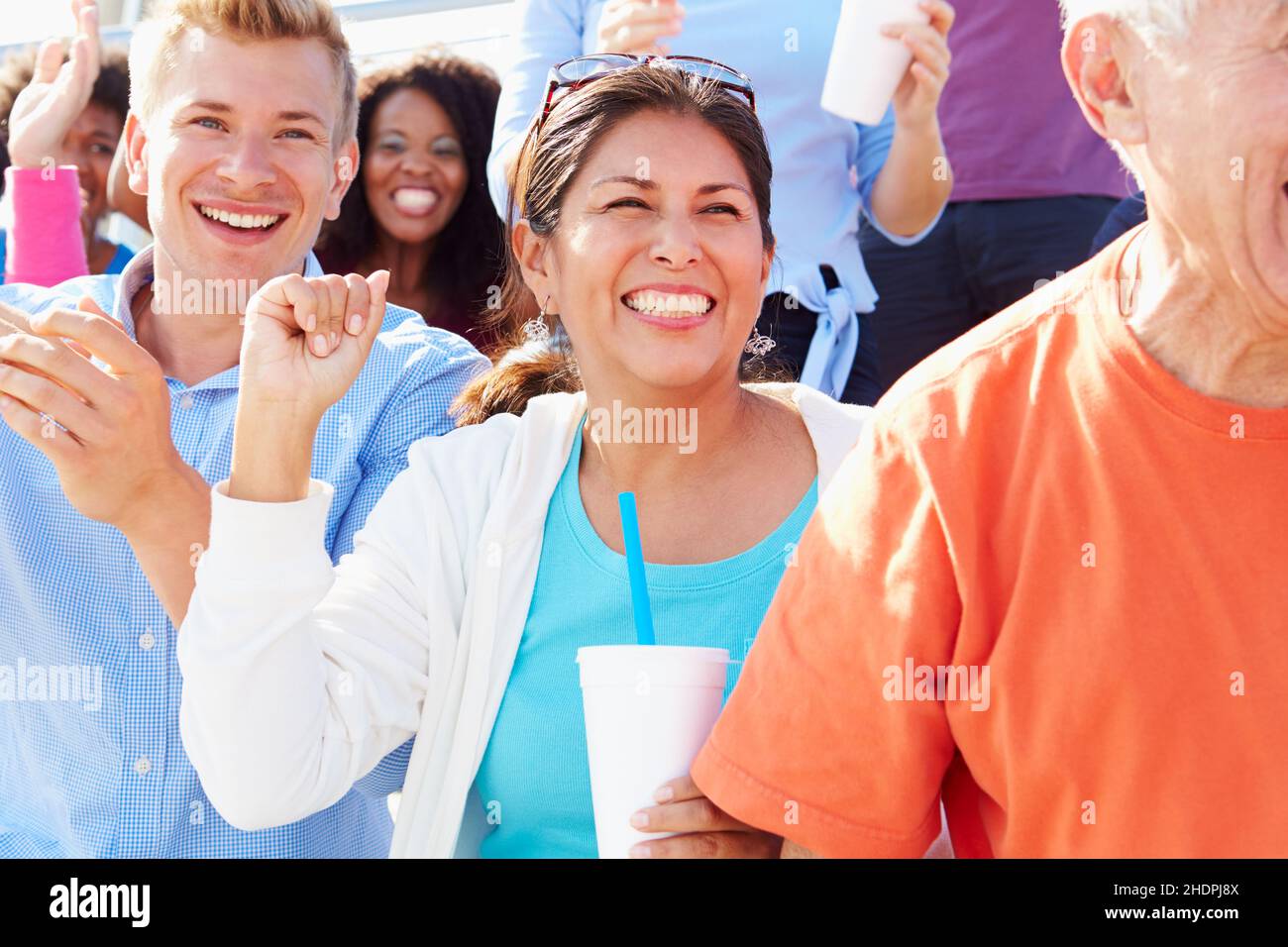 Older ladies cheering hi-res stock photography and images - Alamy