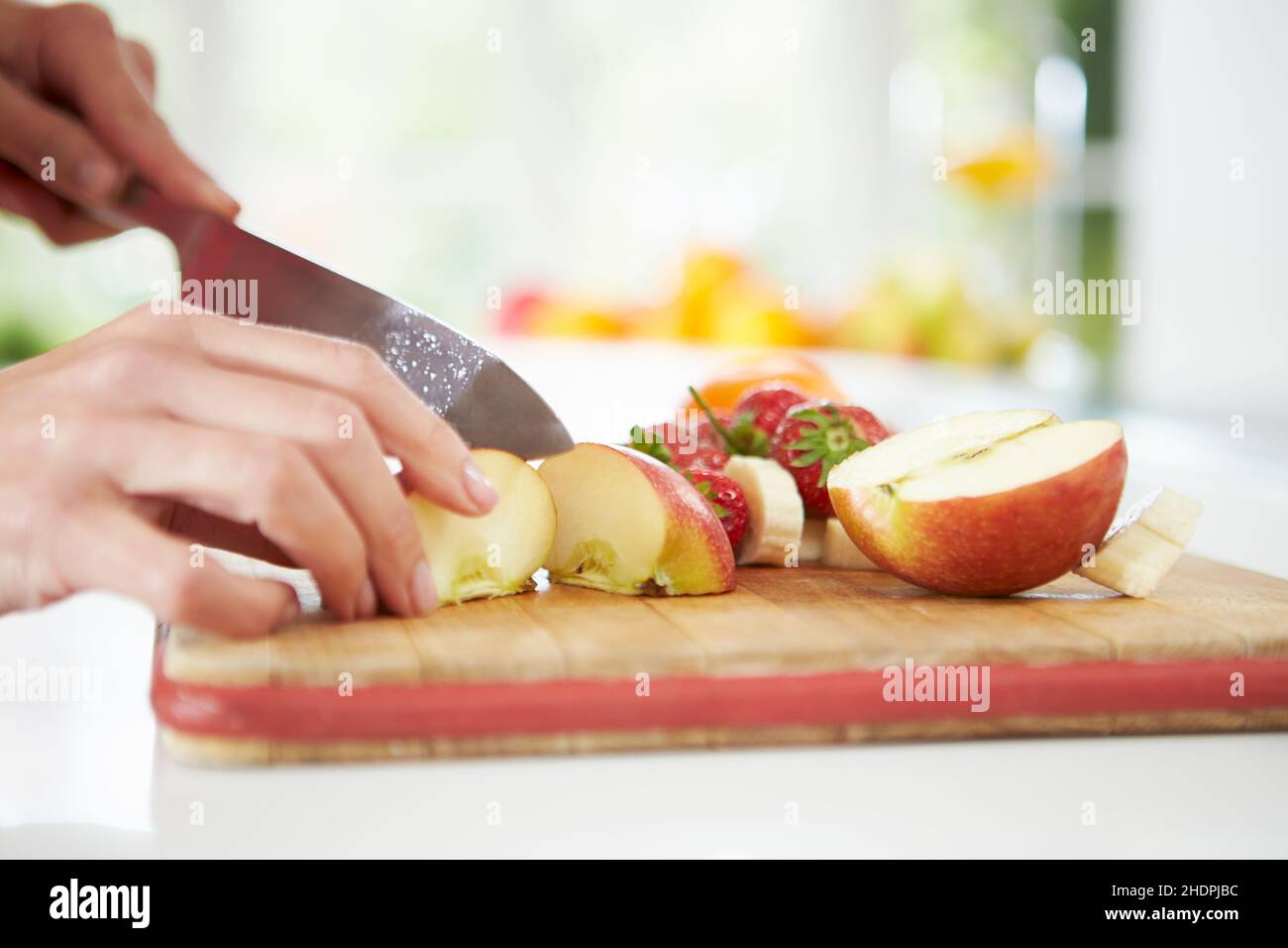 fruit, apple, cutting, fruits, apples Stock Photo - Alamy