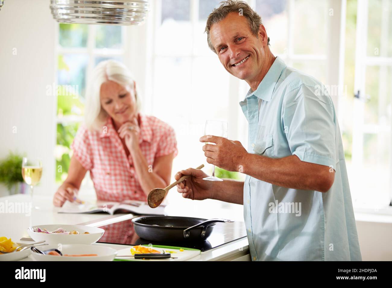 couple, cooking, house husband, married, pairs, to cook, house husbands ...