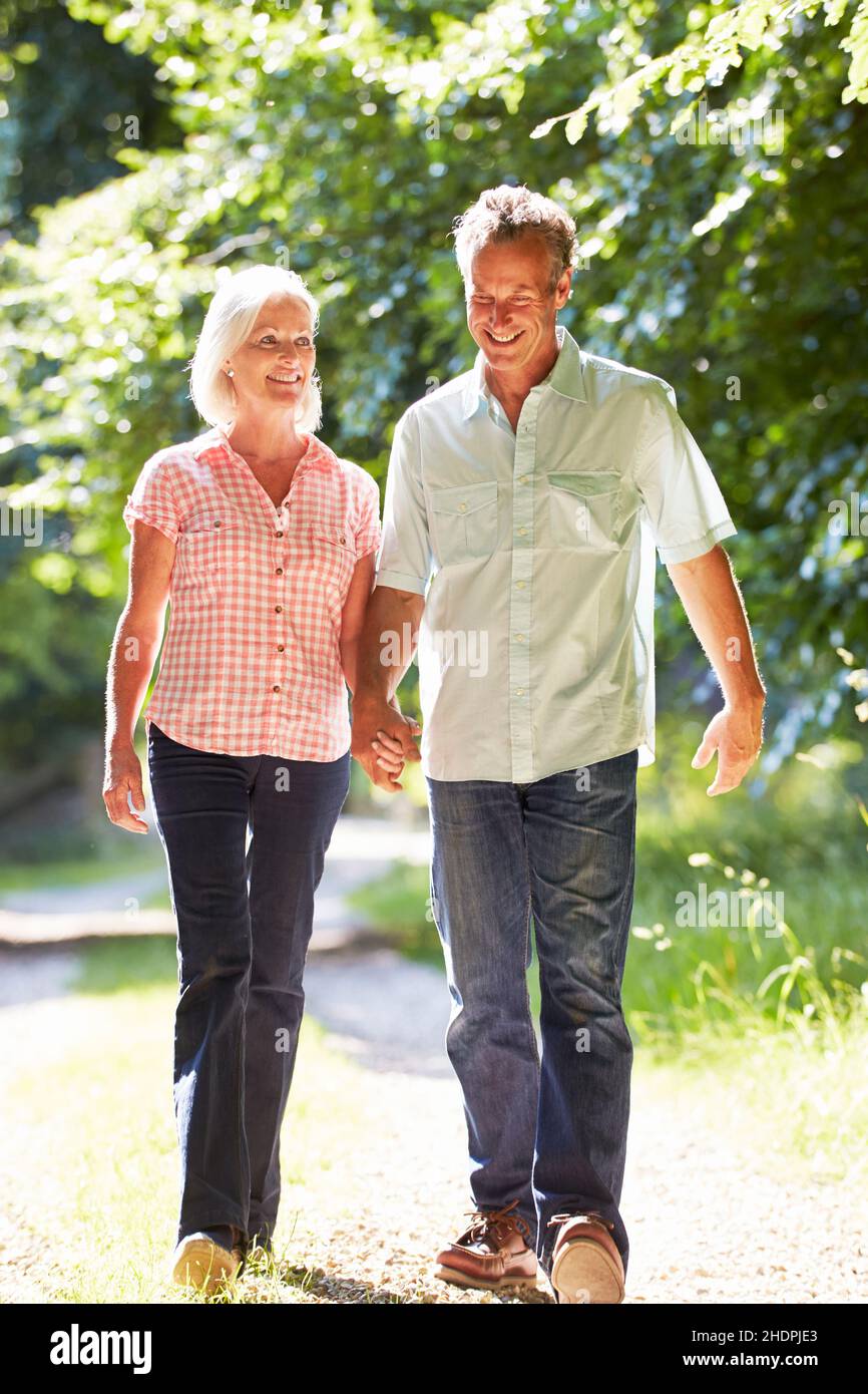 couple, walk, pairs, walks Stock Photo - Alamy
