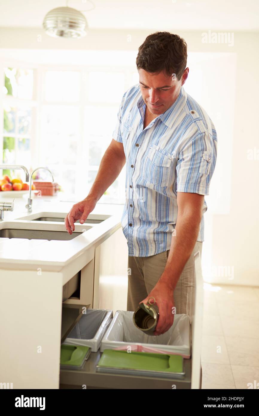 man, recycling, waste separation, guy, men, recycle, waste separations ...