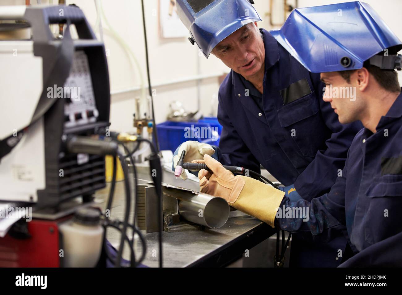education, apprentice, welder, metal industry, Gas Tungsten Arc Welding ...