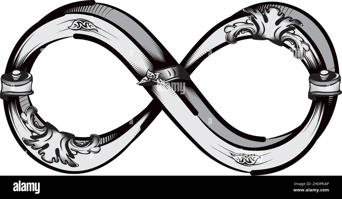 Decorative endless symbol Stock Vector Image & Art - Alamy