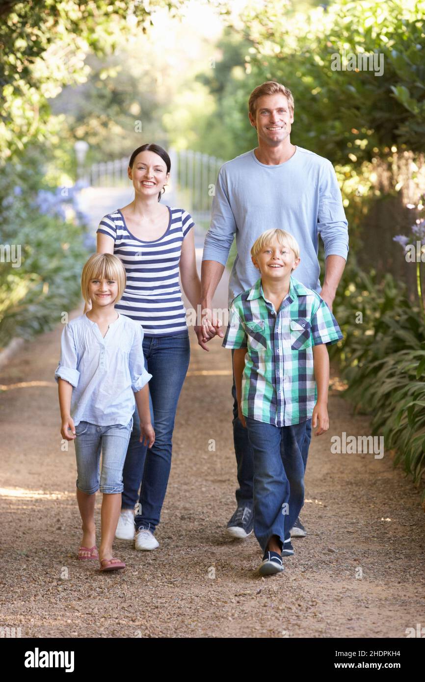 walk, family, family outing, walks, families Stock Photo - Alamy