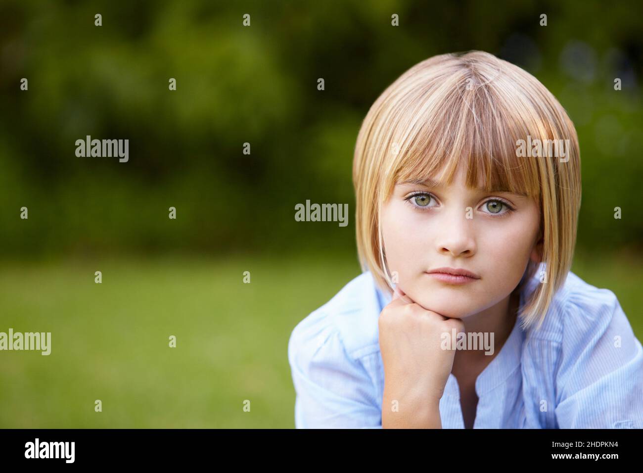 girl, neutral emotions, girls, neutral emotion Stock Photo - Alamy