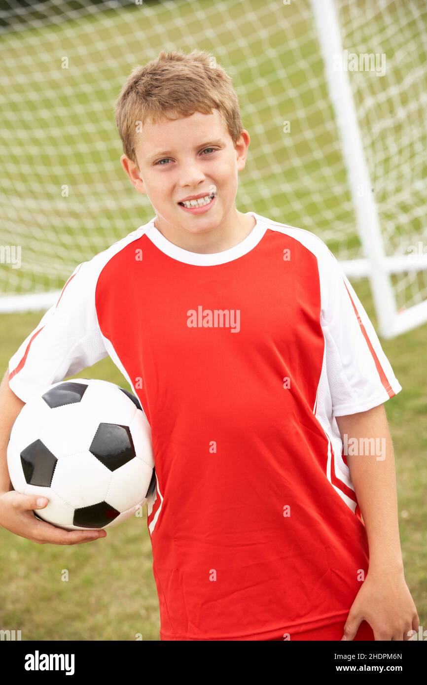 boy, soccer player, boys, kicker, kickers, soccer players Stock Photo ...