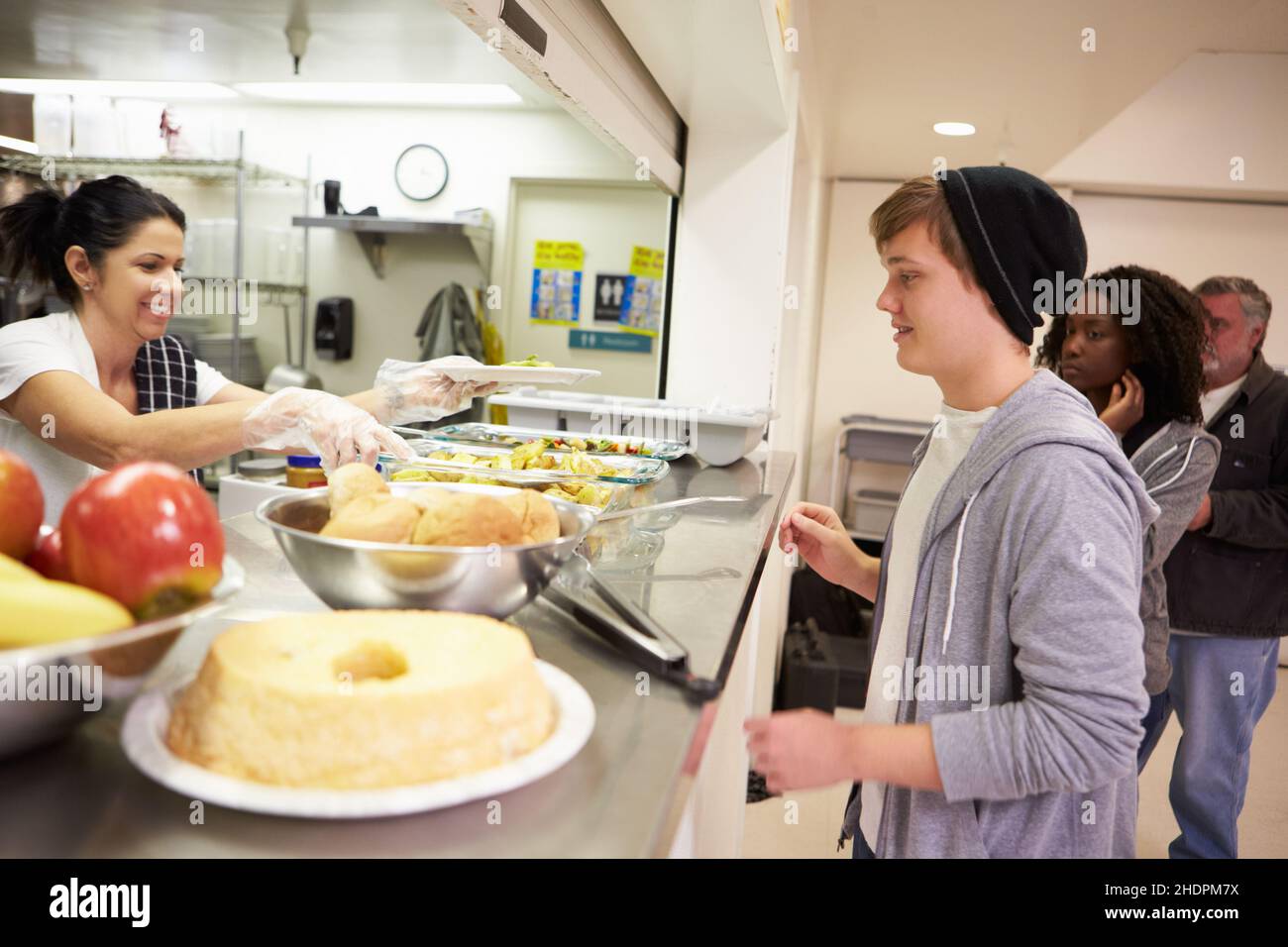 cafeteria, food bank, cafeterias, canteen, food banks Stock Photo - Alamy