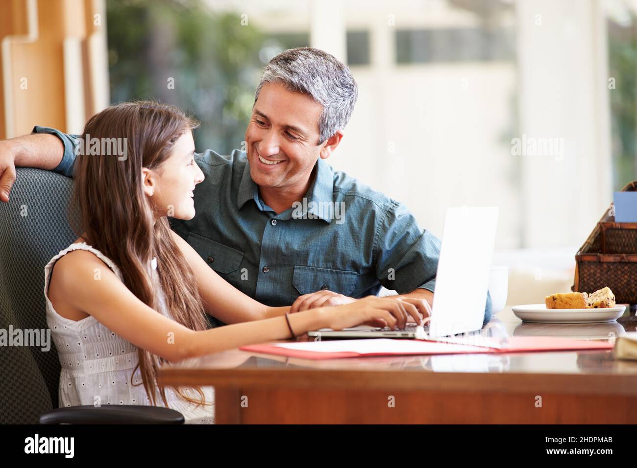father, laptop, daughter, homework, dad, fathers, computer, computers ...