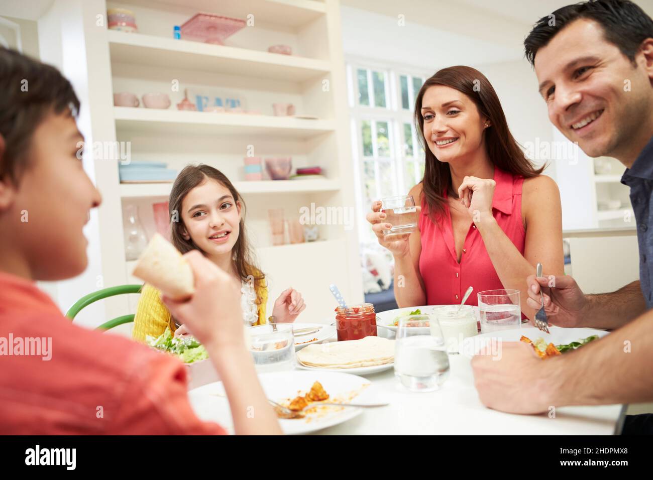 eating, family, eat, families Stock Photo - Alamy
