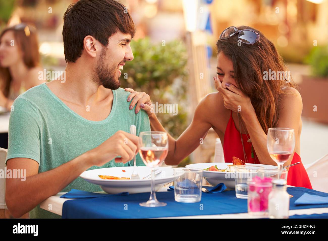 couple, eating & drinking, love couple, pairs, food and drink, love ...