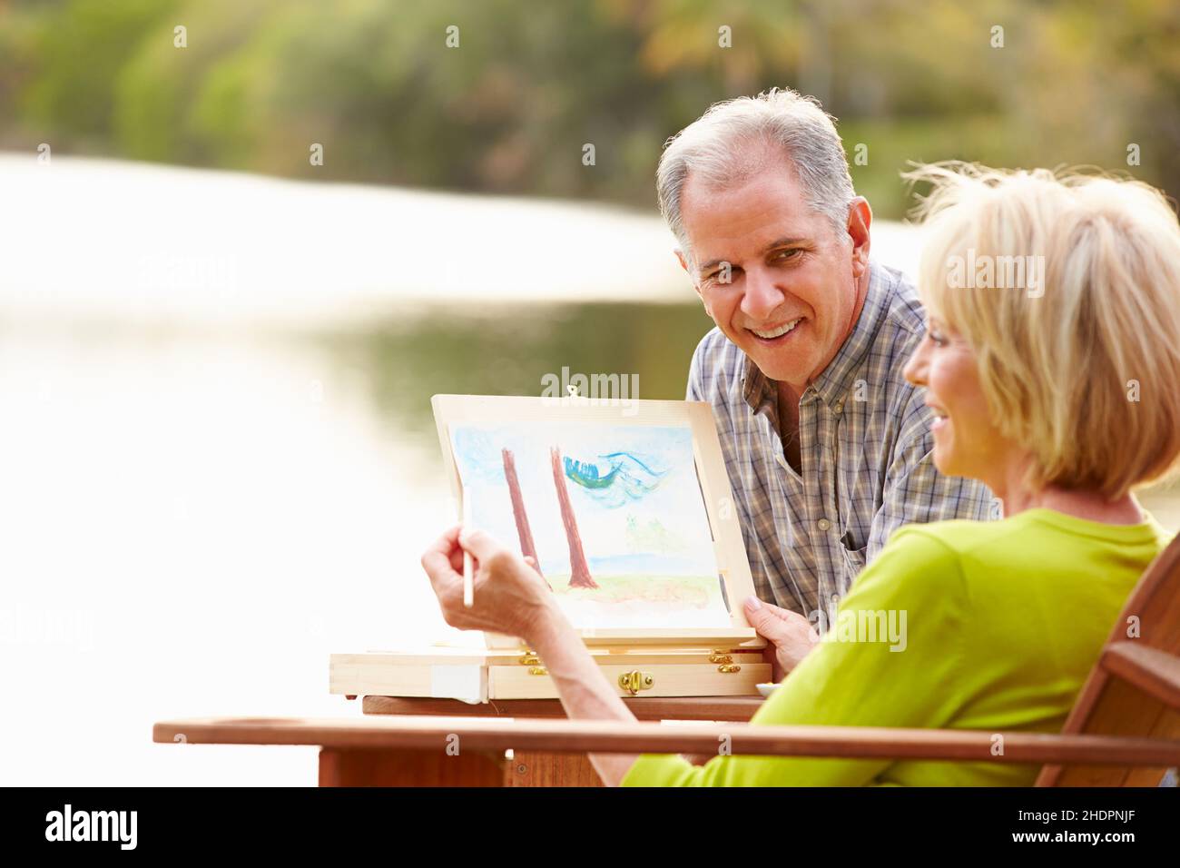 senior, couple, hobbies, elderly, old, seniors, pairs, hobby Stock ...