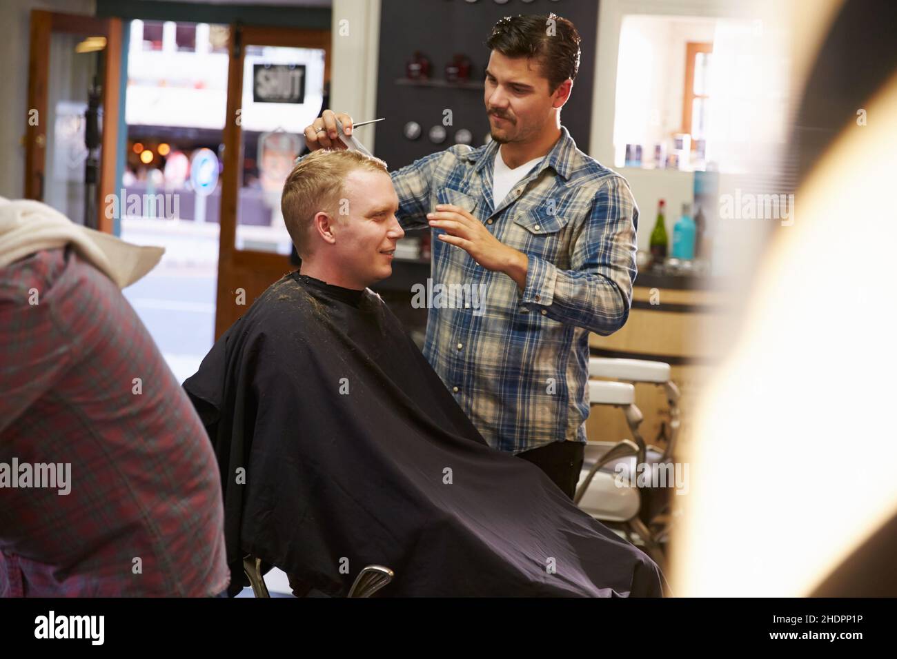 Salon haircut three hi-res stock photography and images - Alamy