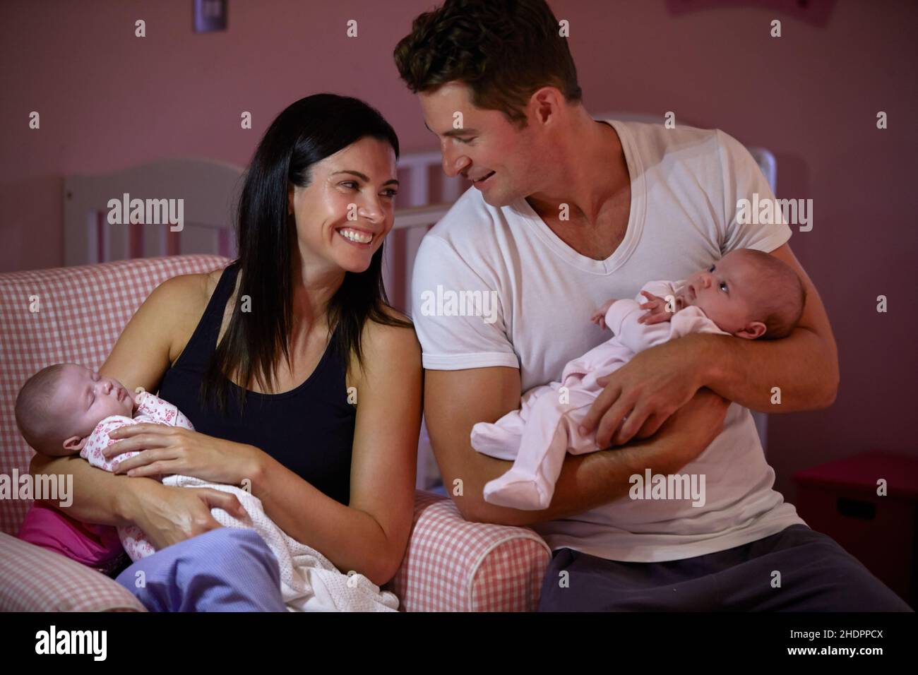 baby, parent, twins, babe, babies, human babies, parents Stock Photo ...