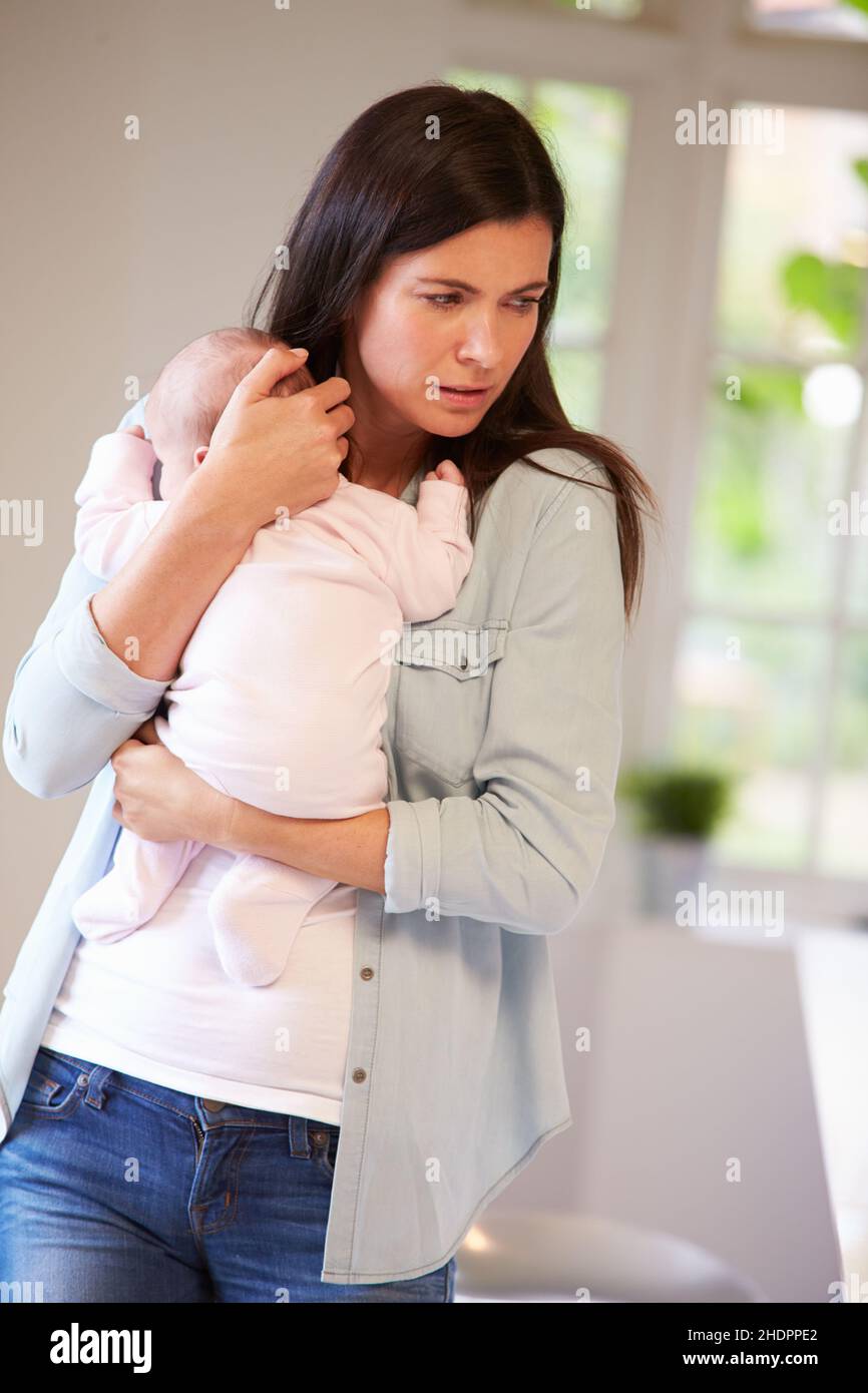 mother, worried, emotional stress, mom, mothers, mum, worrieds Stock ...