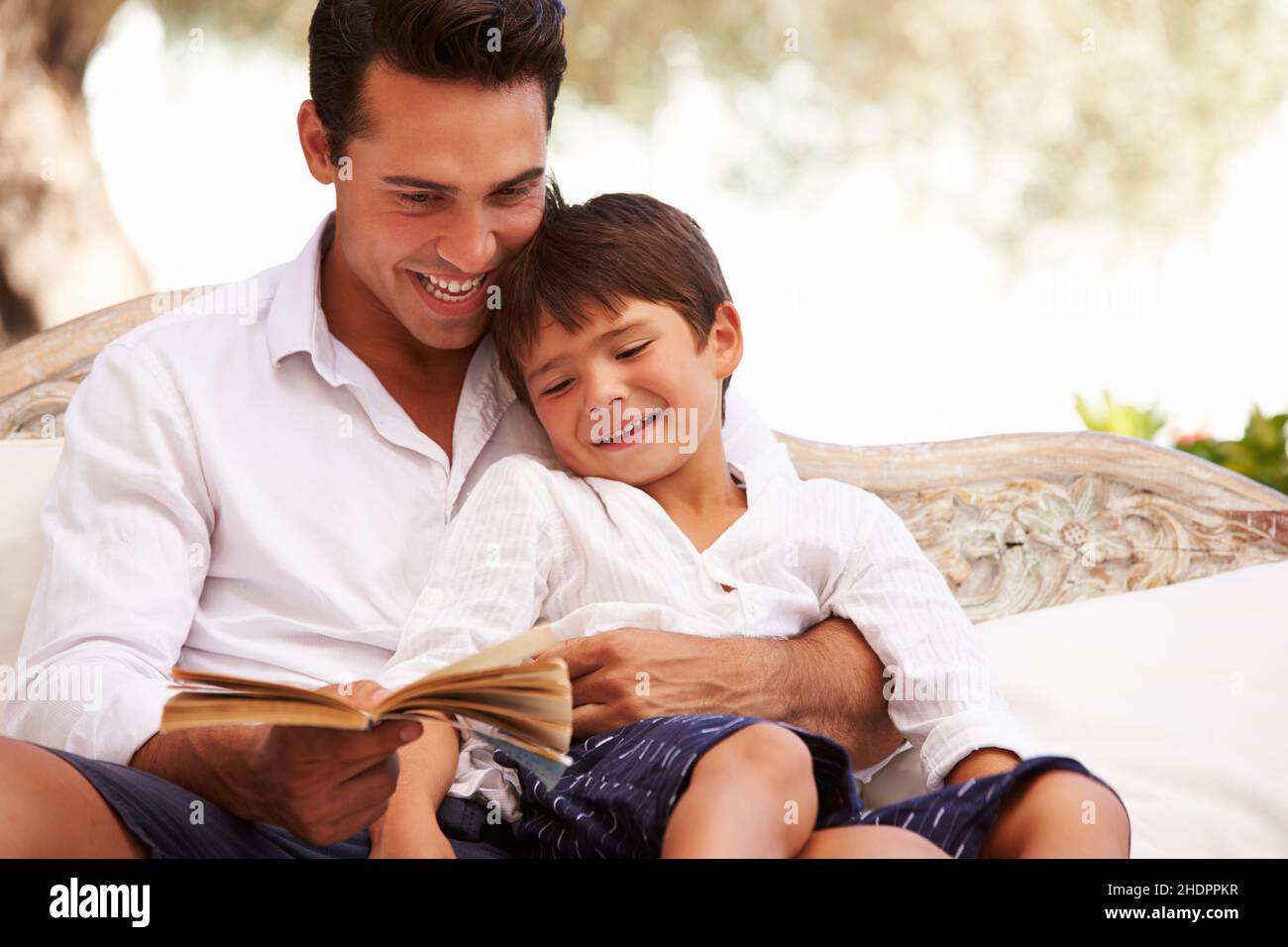 father, book, son, storytelling, dad, fathers, books, sons Stock Photo ...