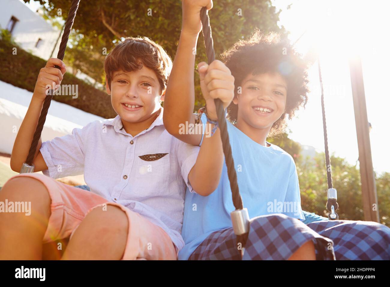 Childrens playgrounds with views hi-res stock photography and images - Alamy