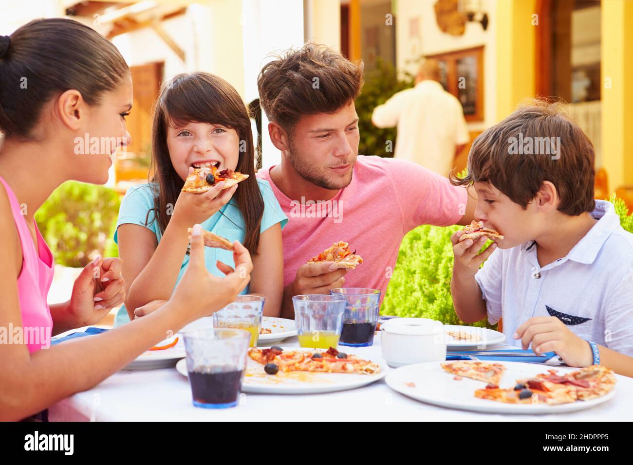 eating, summer, family, siblings, pizzeria, eat, summers, families ...