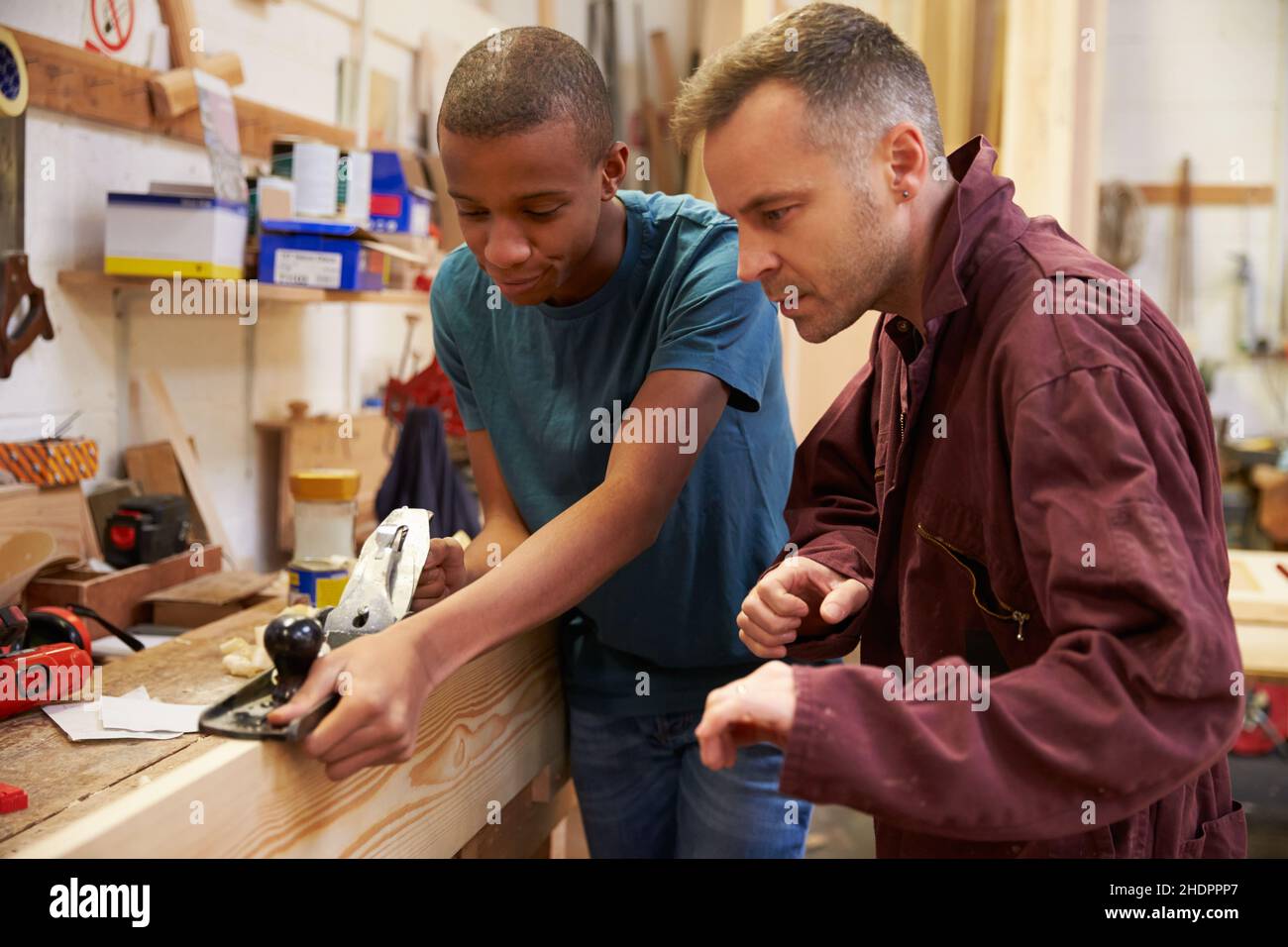 Male boss carpenter hi-res stock photography and images - Alamy