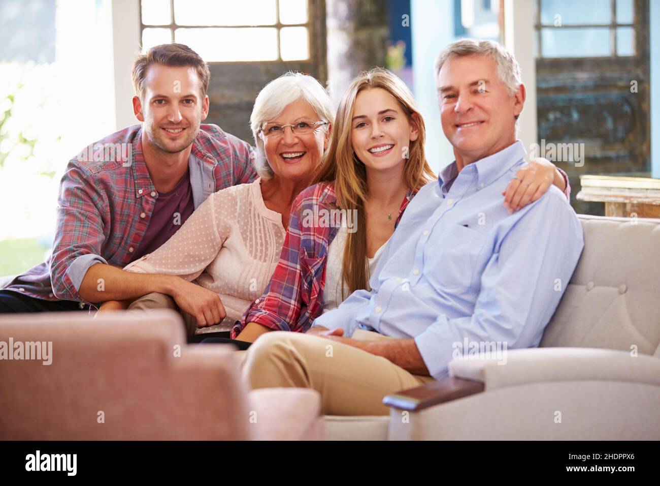 togetherness, family, living room, grandparent, cohesions, families ...