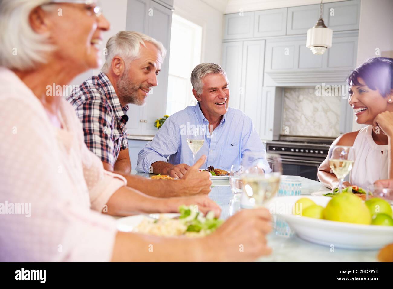 home, meal, friends, homes, meals, friend Stock Photo - Alamy