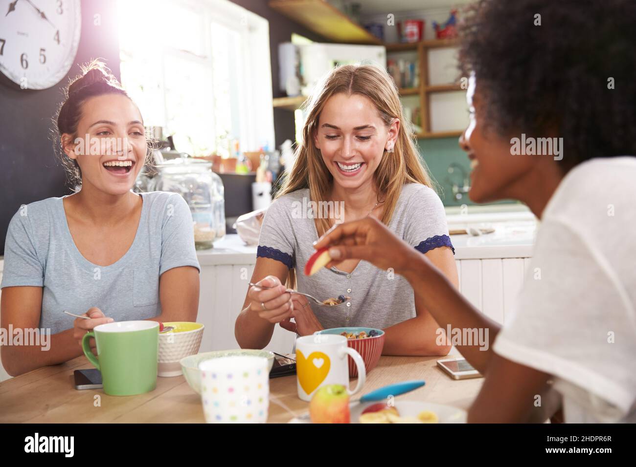 breakfast, cereal, friends, breakfasts, cereals, friend Stock Photo - Alamy