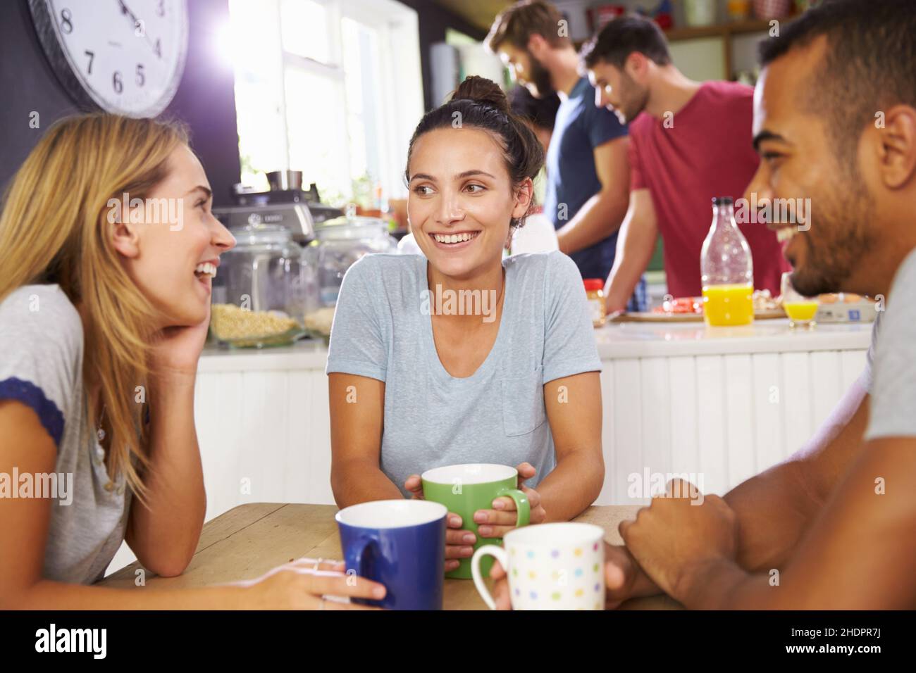 breakfast, amuse, friends, breakfasts, amuses, friend Stock Photo - Alamy