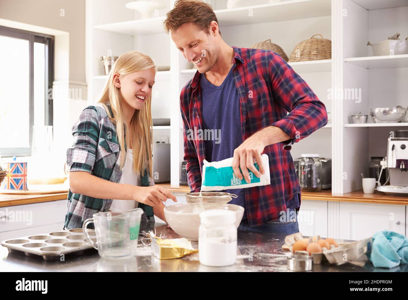 father, baking, daughter, dad, fathers, daughters Stock Photo - Alamy