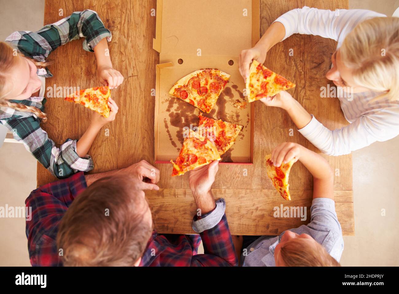 eating, fast food, family, pizza, eat, fastfood, families, pizzas Stock ...