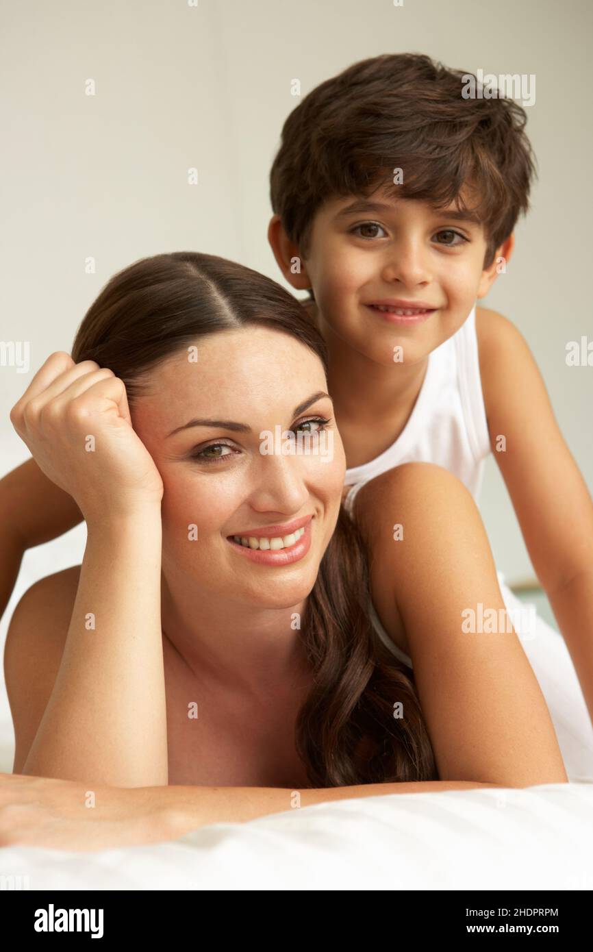 mother, portrait, son, mom, mothers, mum, portraits, sons Stock Photo ...