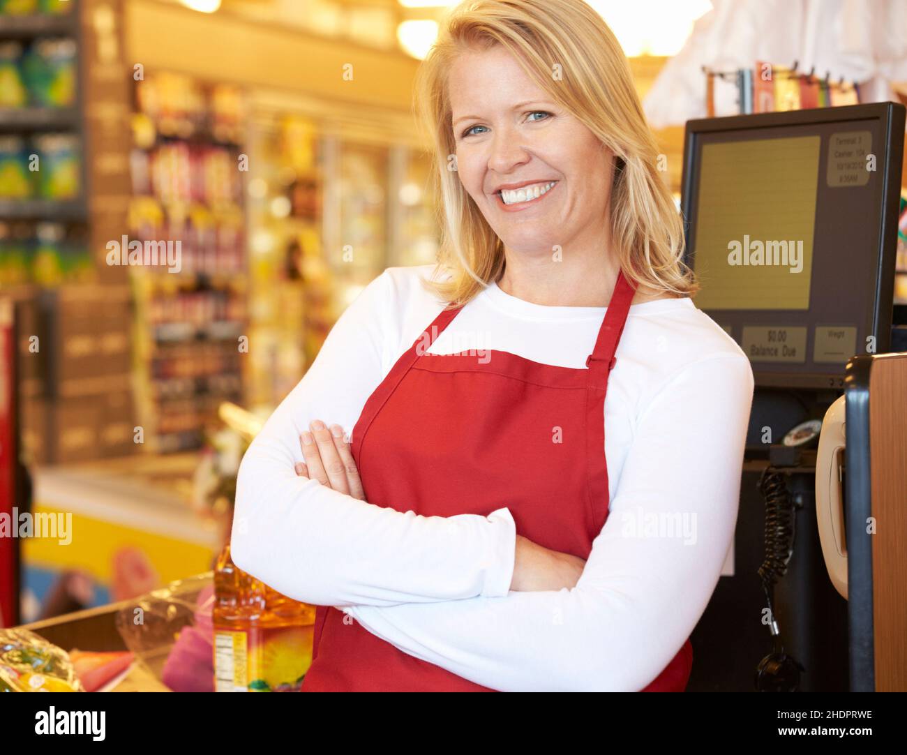 Trained retail saleswoman hi-res stock photography and images - Alamy