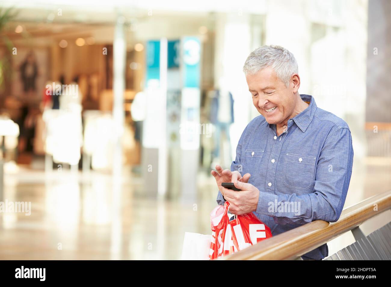 senior, purchase & shopping, on the move, smart phone, elderly, old ...