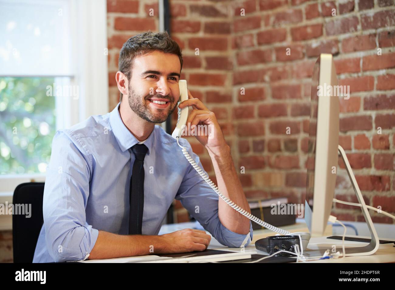 man, office & workplace, on the phone, guy, men, office, office ...