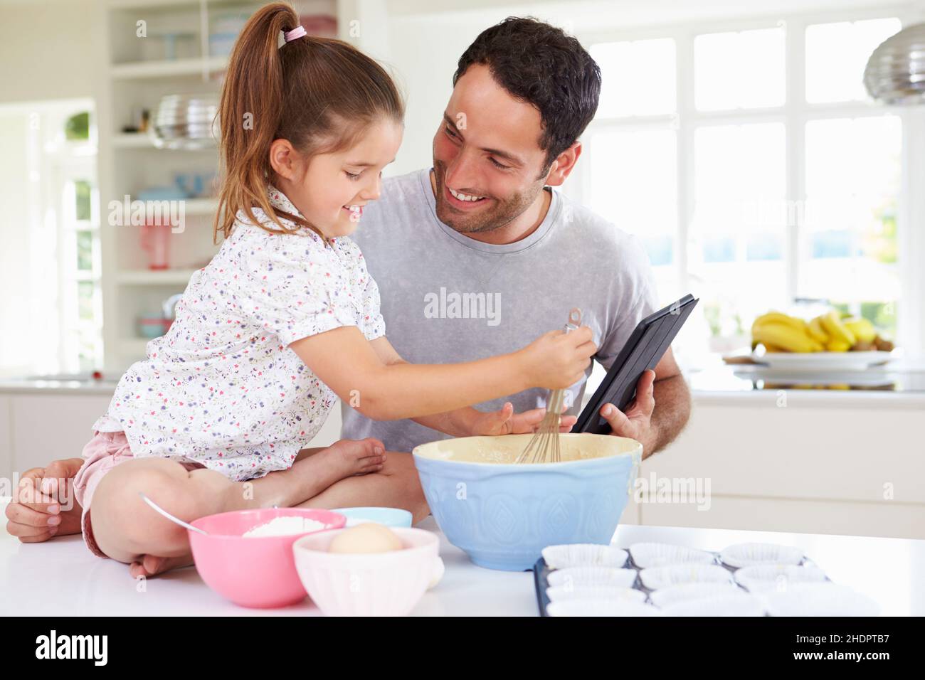 father, baking, daughter, dad, fathers, daughters Stock Photo - Alamy