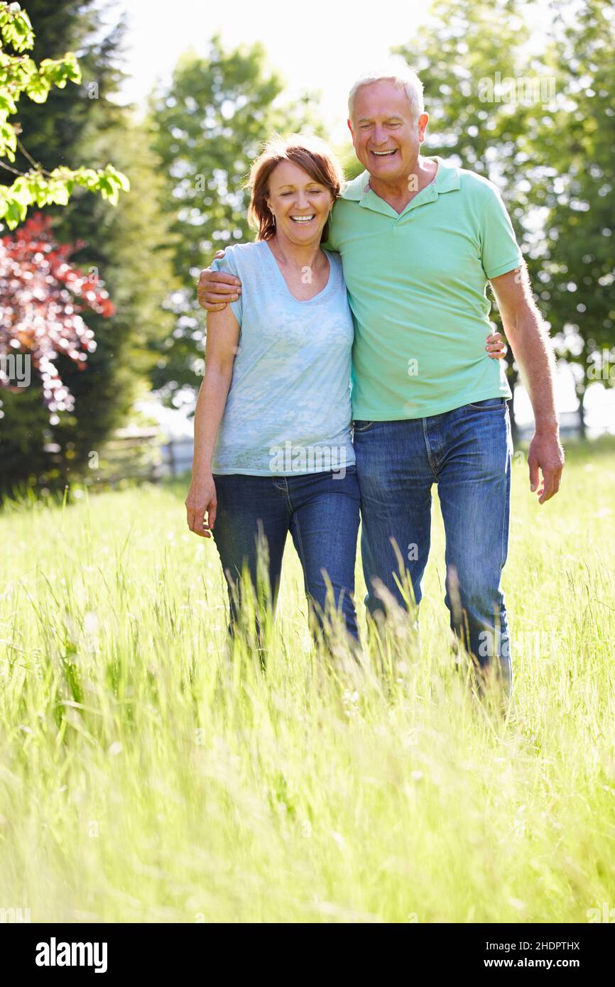 senior, stroll, elderly, old, seniors, strolls Stock Photo - Alamy