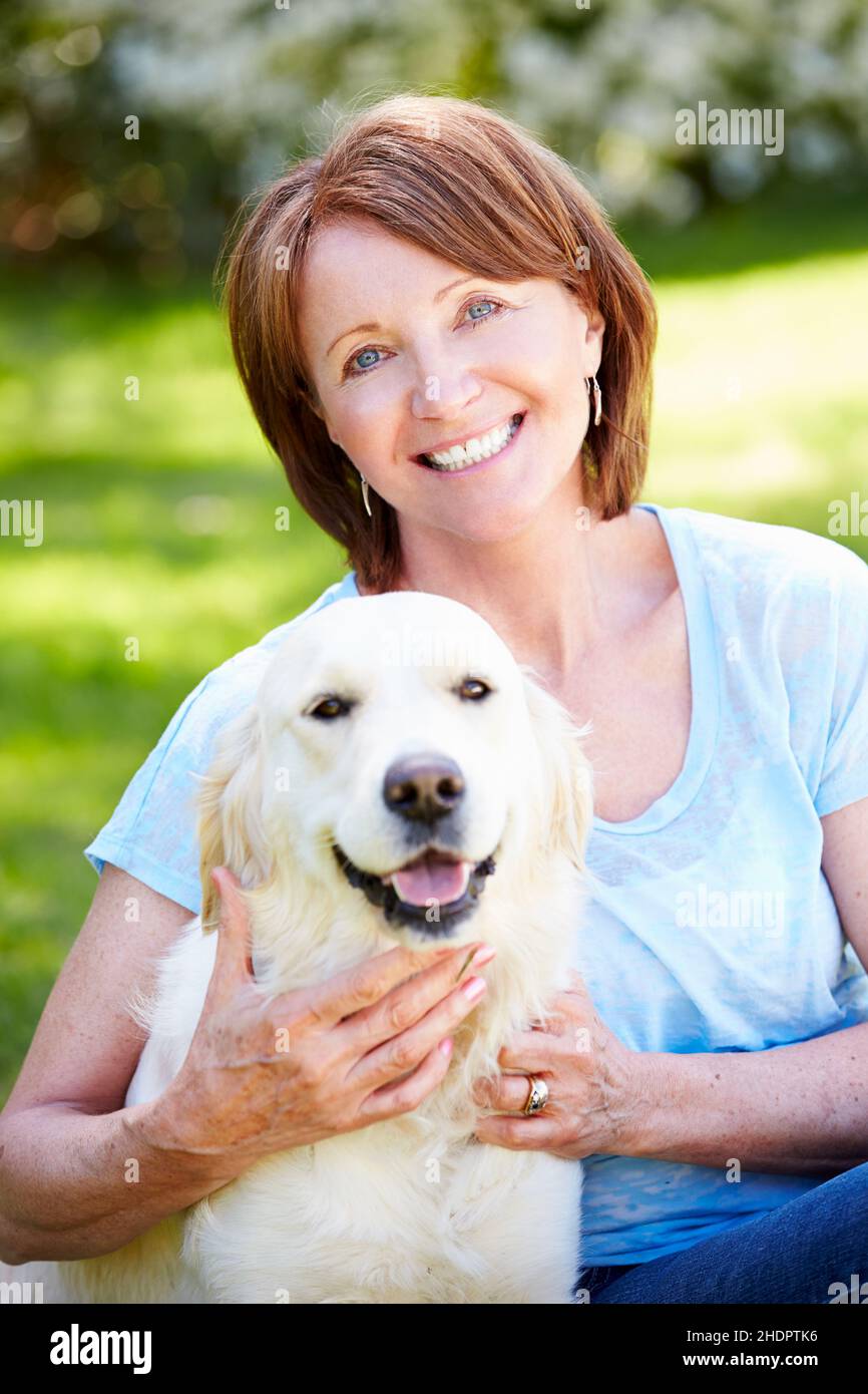 dog owner, dog owners Stock Photo - Alamy