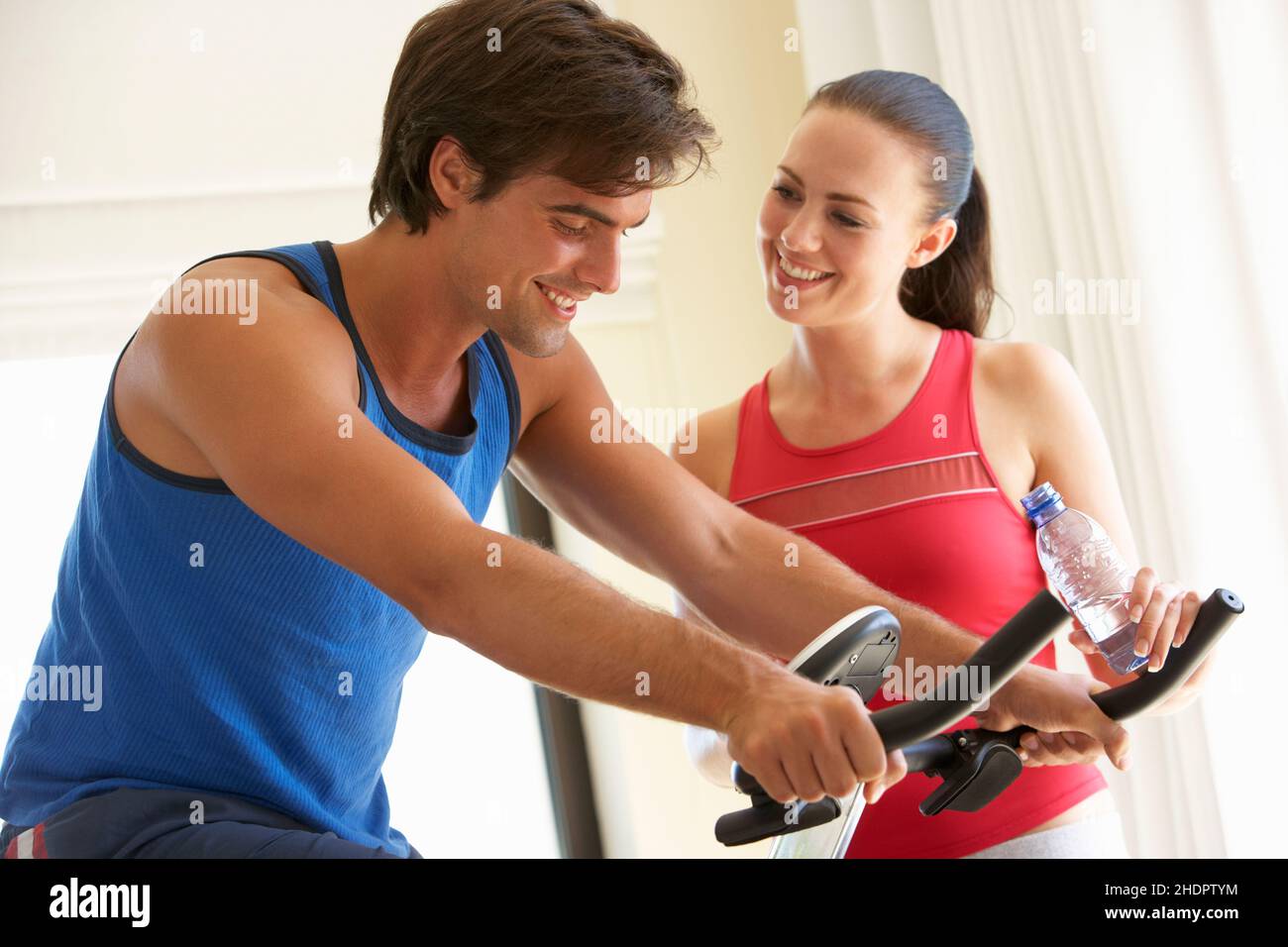 Female fitness ergometer hi-res stock photography and images - Alamy