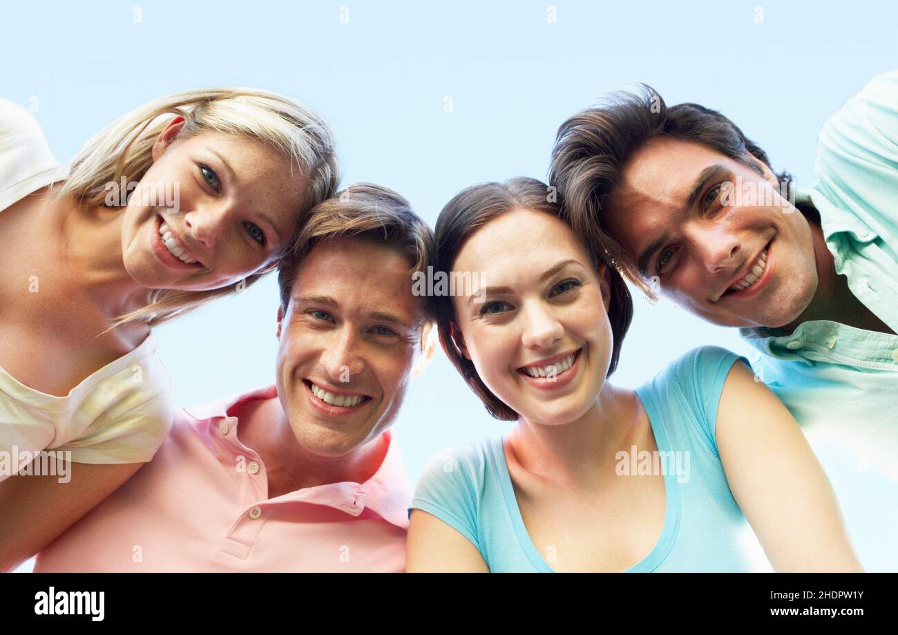 portrait, together, friends, portraits, togethers, friend Stock Photo ...