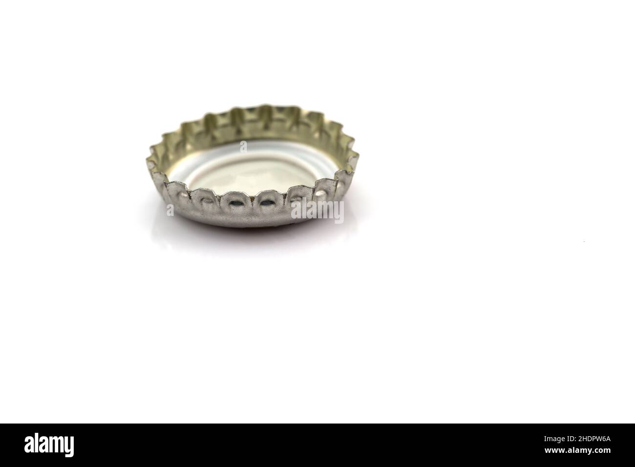 close up of a bottle cap isolated on white background Stock Photo - Alamy