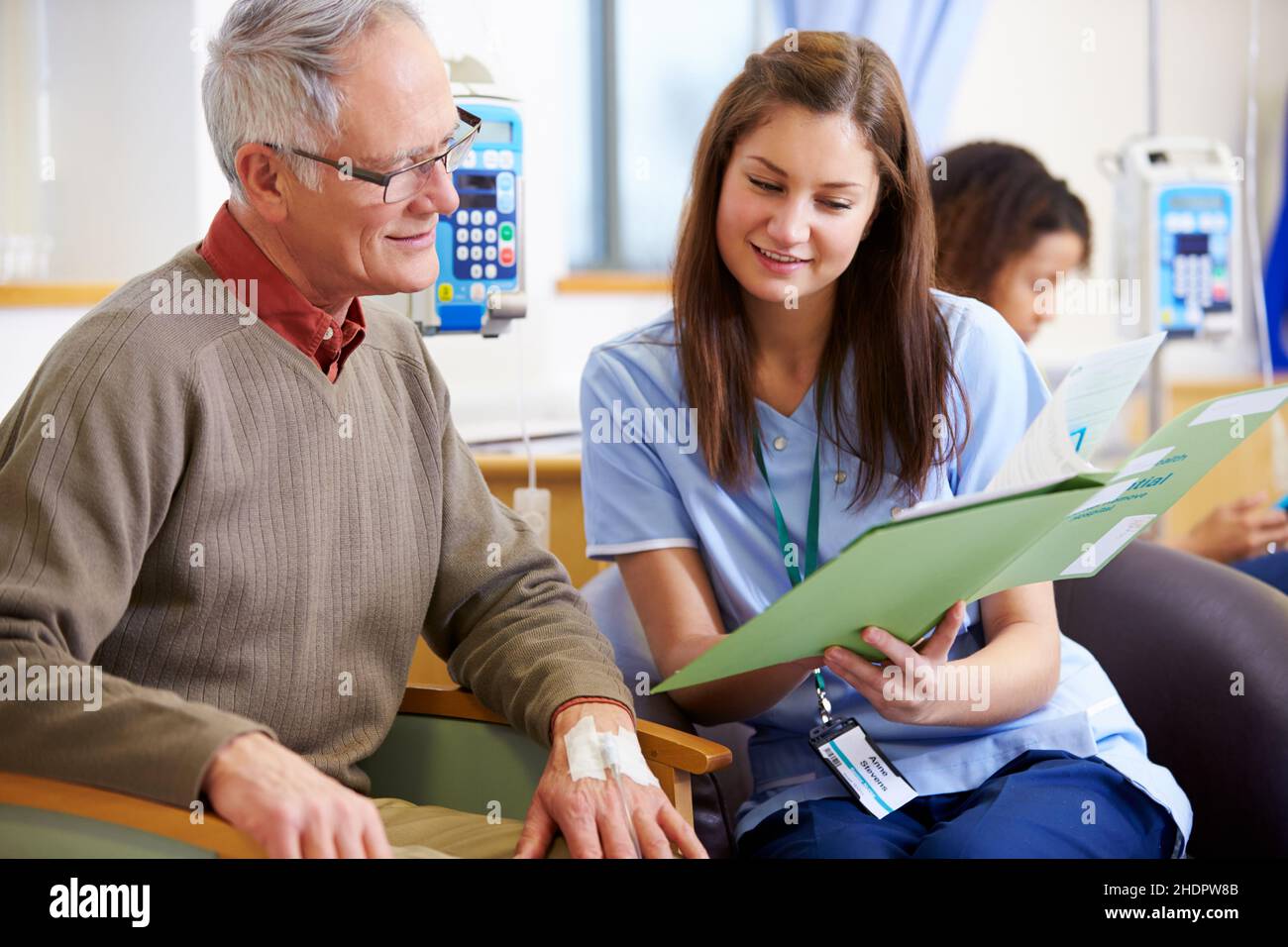 senior, patient, nurse, elderly, old, seniors, patients, nurses Stock ...