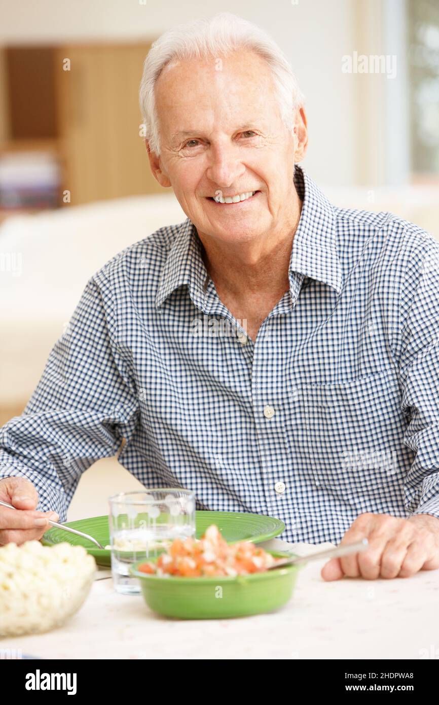 senior, healthy diet, lunch, elderly, old, seniors, healthy, healthy ...