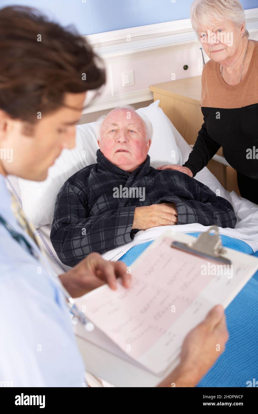 senior, doctor, patient, consult, medical record, elderly, old, seniors ...