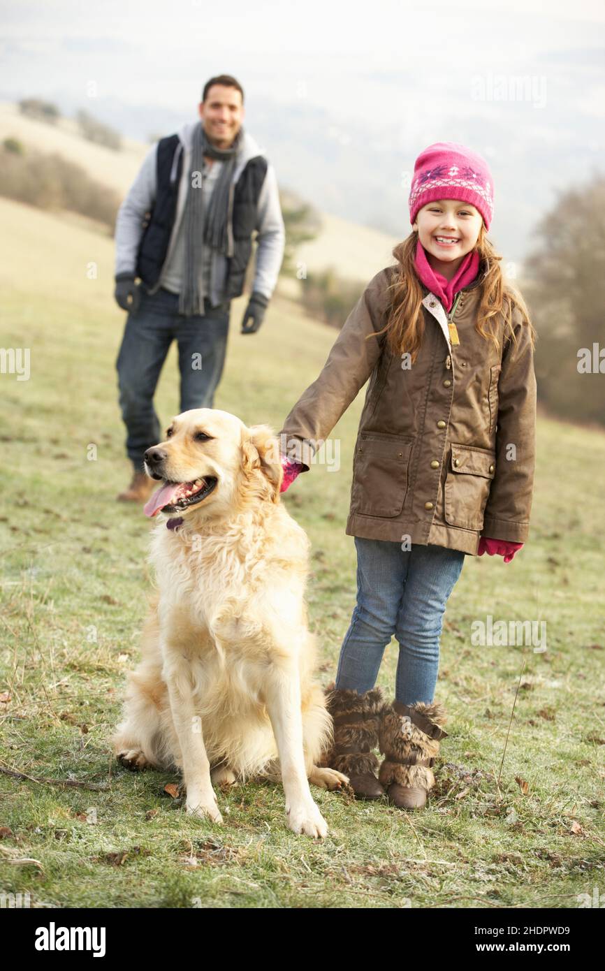 Dad 3 kids dogs hi-res stock photography and images - Alamy