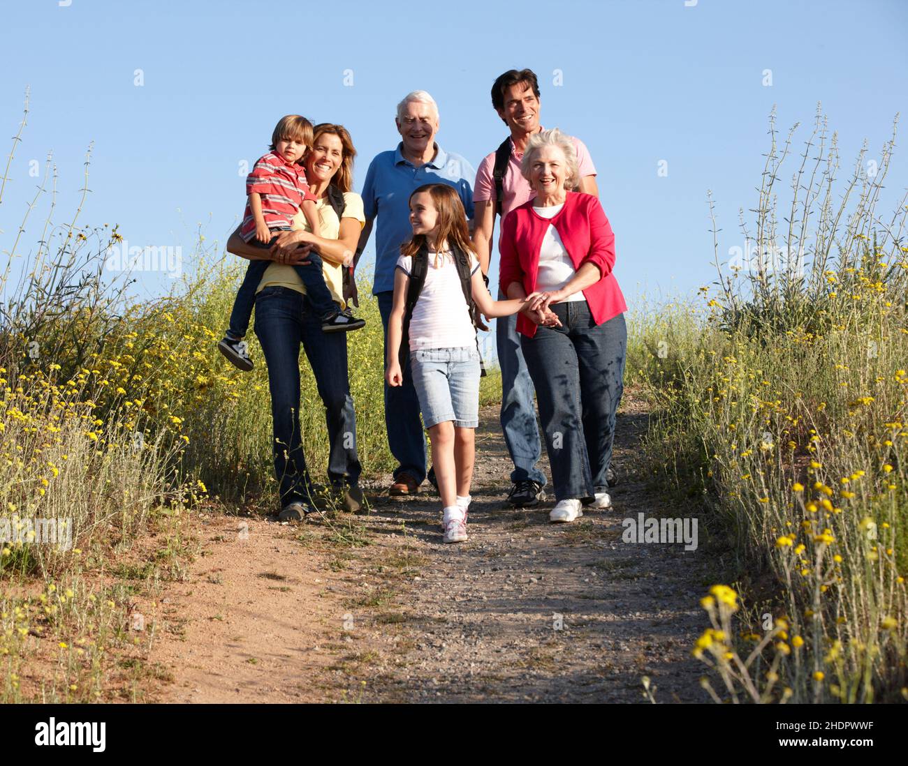 walk, family outing, walks Stock Photo - Alamy