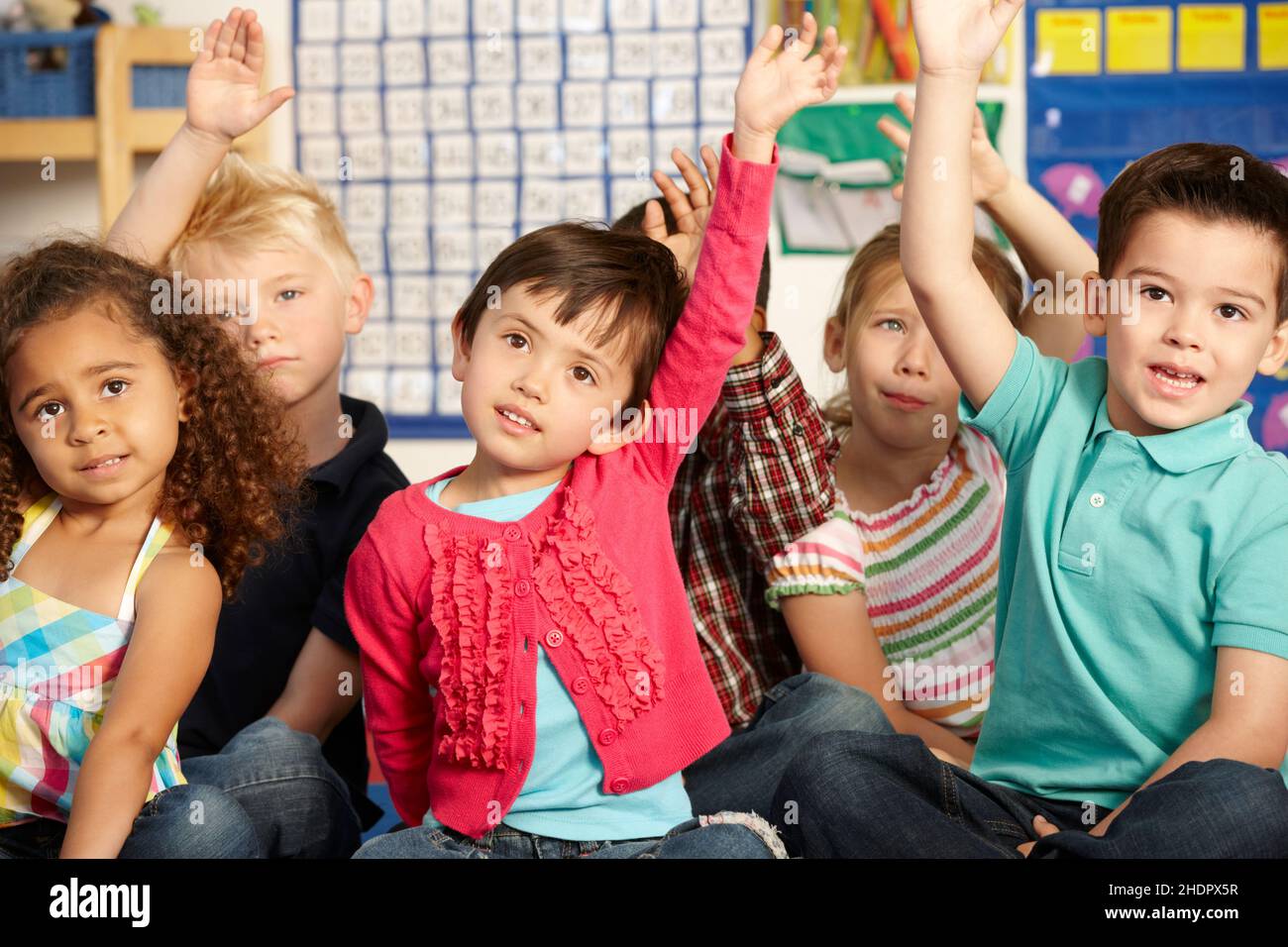 preschool, school class, kindergarten, preschools Stock Photo - Alamy