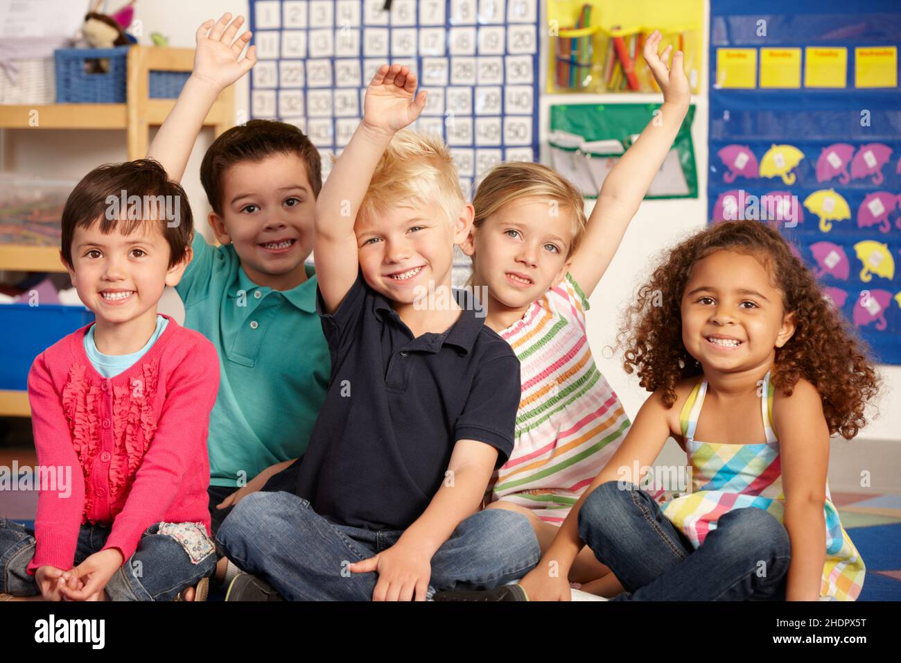preschool, school class, kindergarten, preschools Stock Photo - Alamy