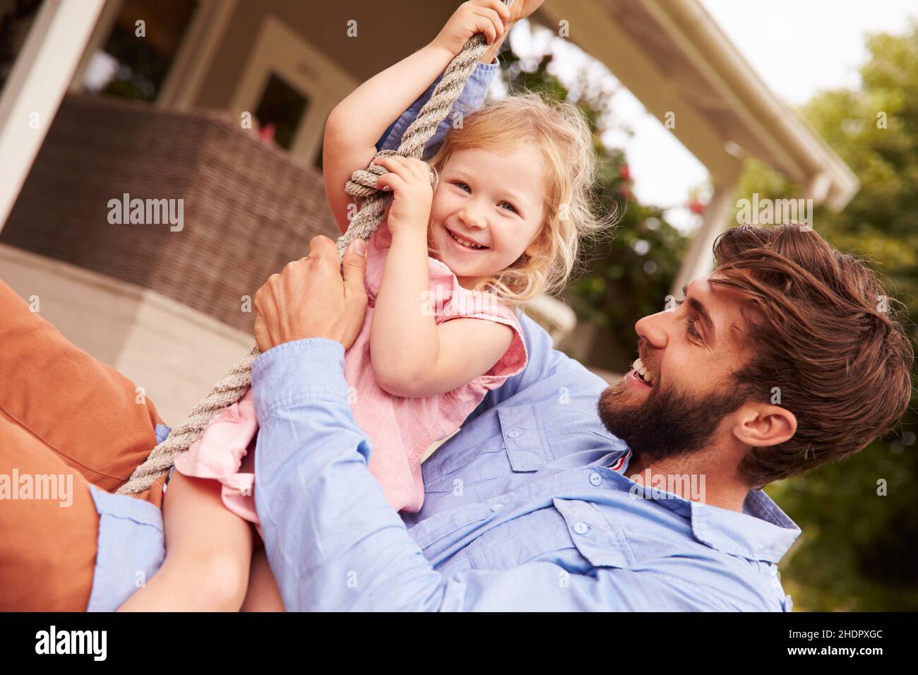 father, daughter, rocking, dad, fathers, daughters Stock Photo - Alamy