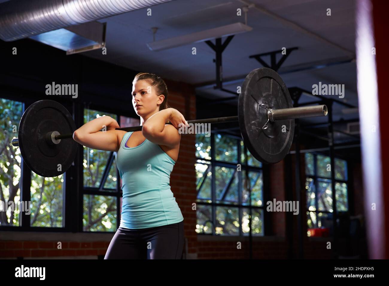 sportswoman, muscle sports, dumbbell training, athlete, athletes ...